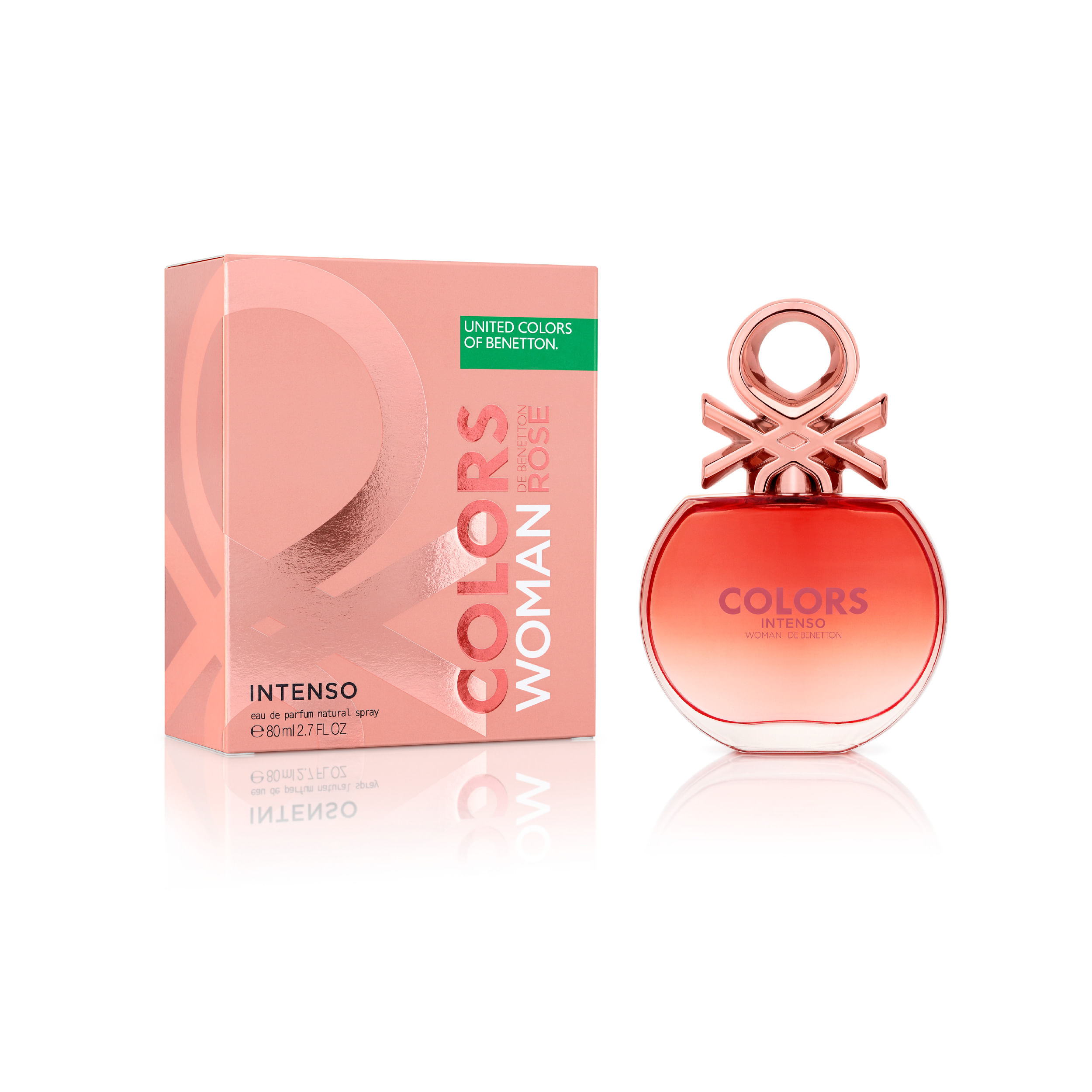 Perfume para Mujer Colors Rose Intenso Eau De Toilette - 80 ml